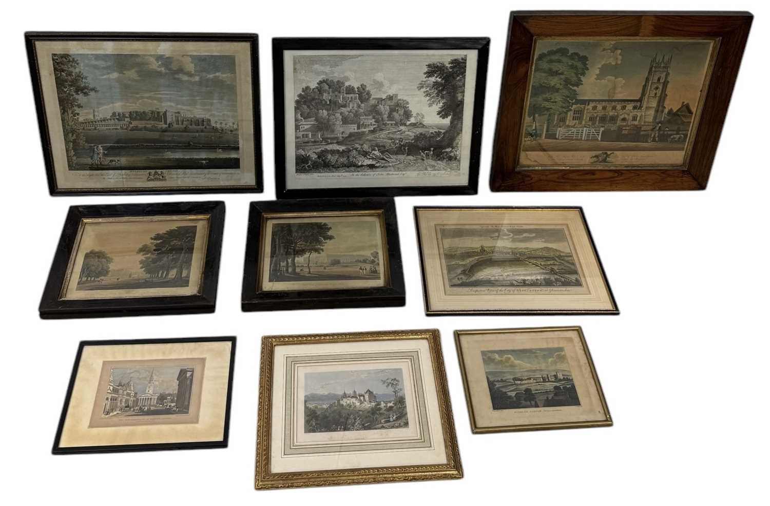 Lot 776 - A COLLECTION OF LANDSCAPE ENGRAVINGS TO