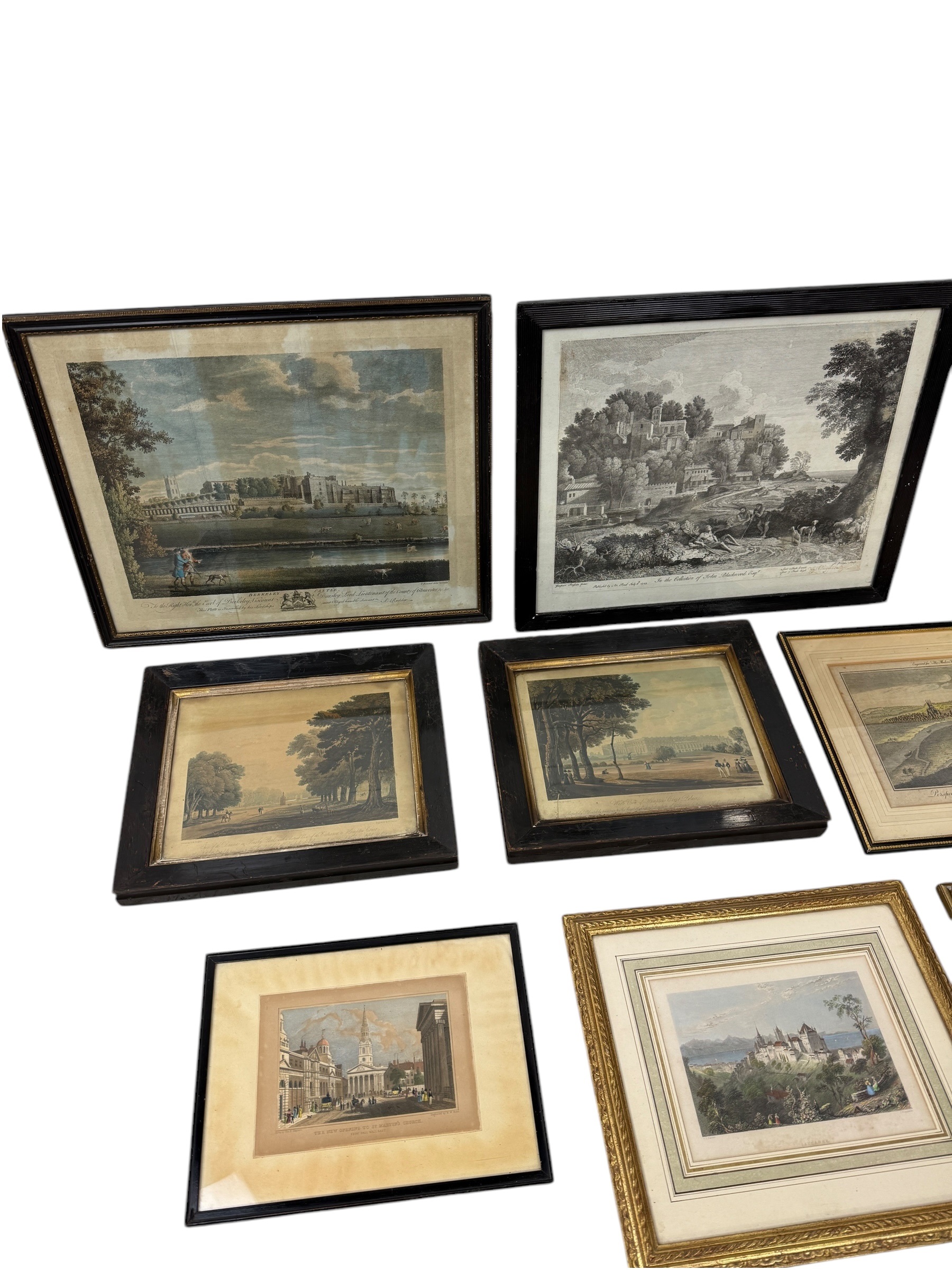 Lot 776 - A COLLECTION OF LANDSCAPE ENGRAVINGS TO