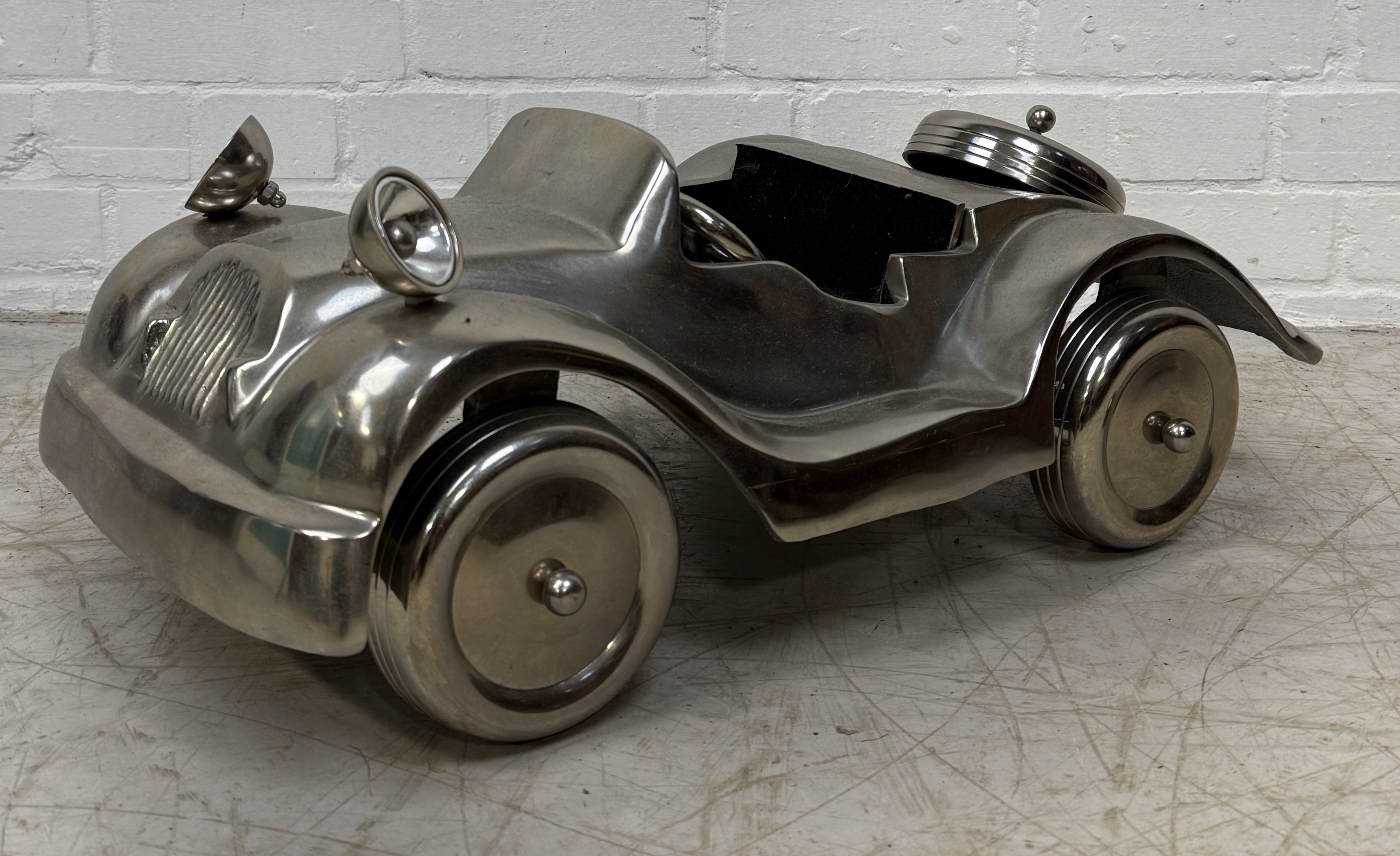 Lot 337 - A CHROME MODEL CAR