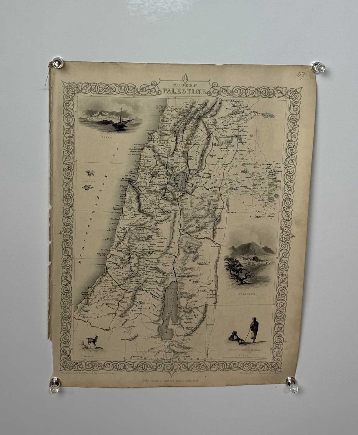 Lot 499 - A COLLECTION OF HOLY LAND MAPS TO INCLUDE
