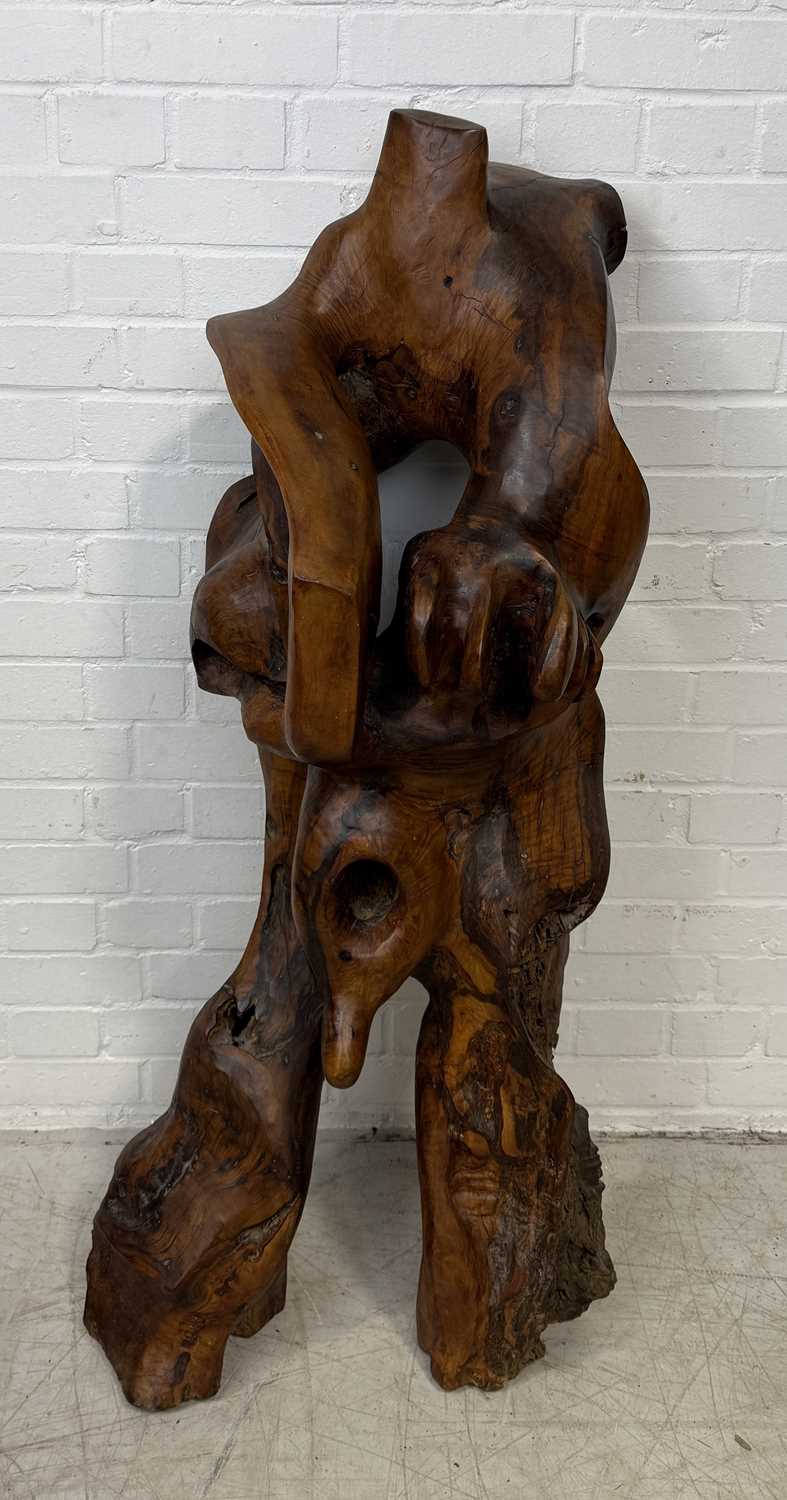 Lot 102 - COLIN HUNT (1929-2010): A LARGE WOODEN
