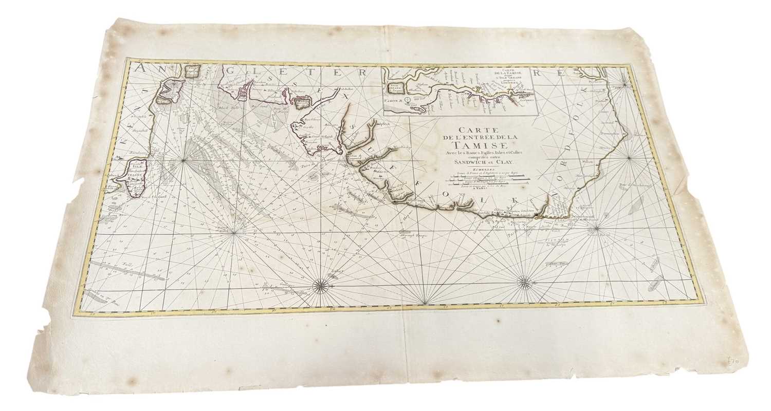 Lot 709 - ALEXIS HUBERT, JAILLOT: A MAP 'CARTE DE