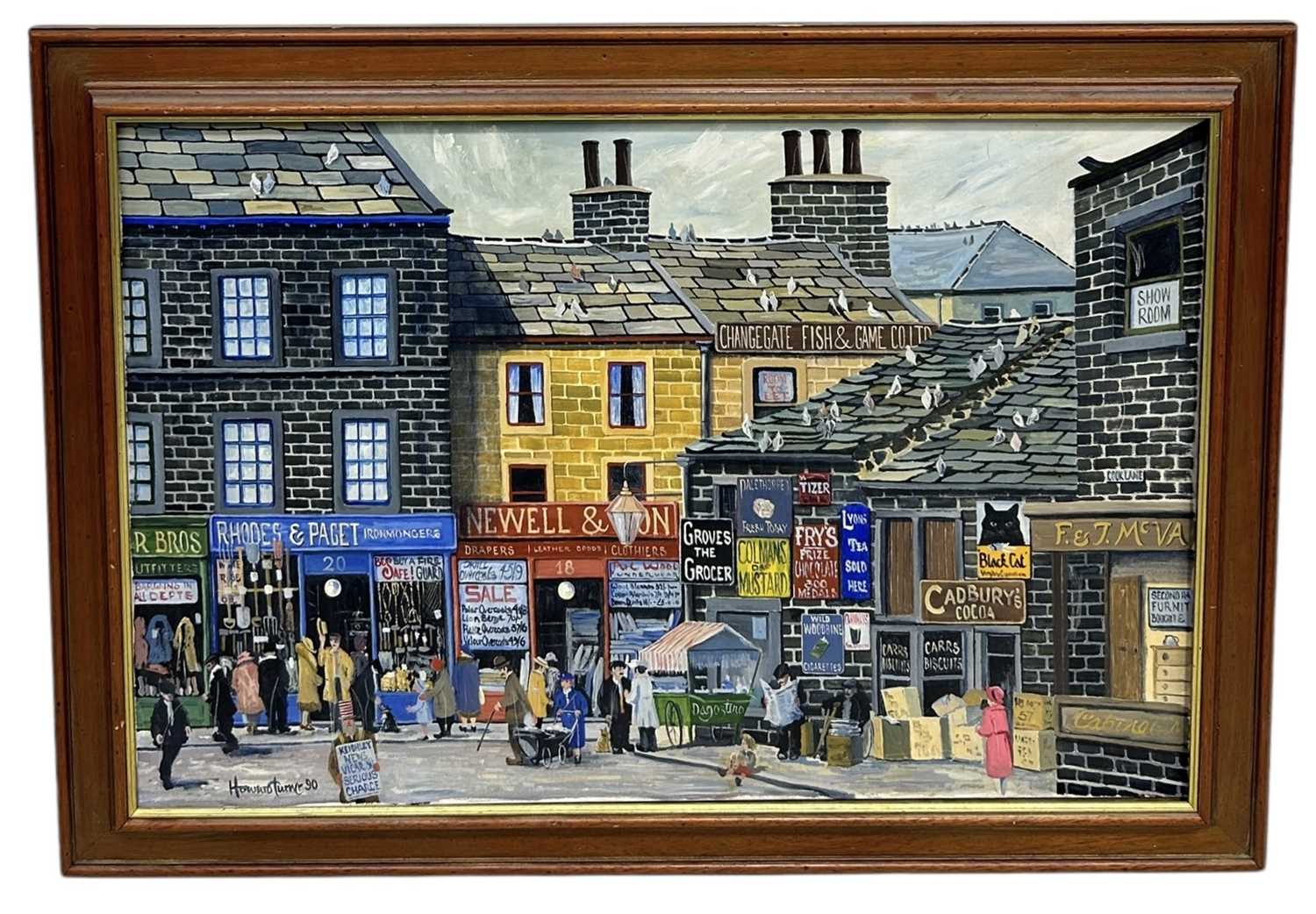 Lot 624 - HOWARD TURNER (CONTEMPORARY): AN OIL