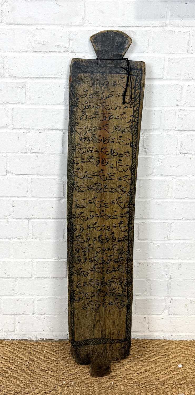 Lot 644 - AN ANTIQUE ETHIOPIAN QURAN TABLET WITH