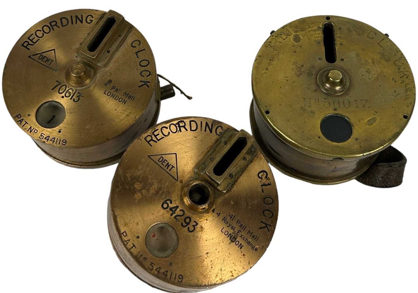 Lot 191 - A COLLECTION OF NIGHTMANS RECORDING CLOCKS
